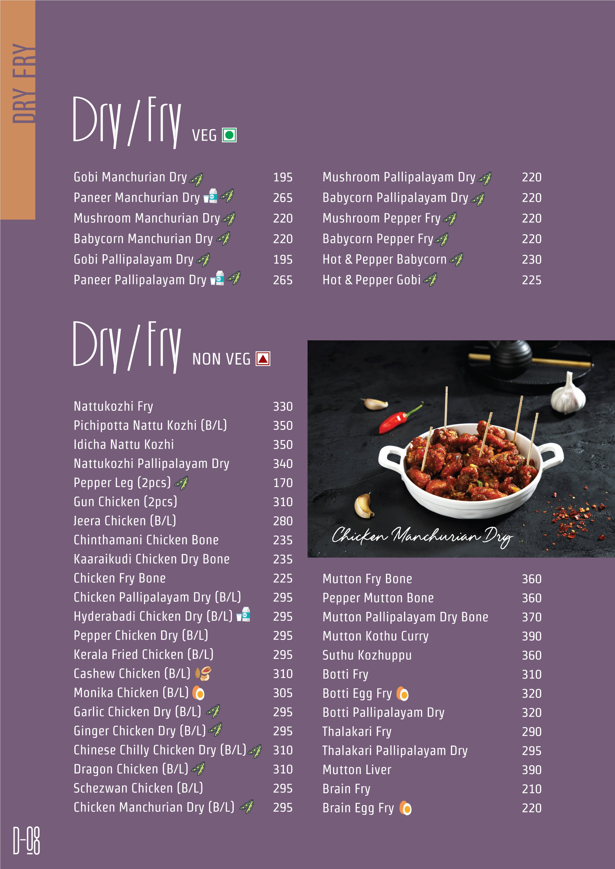 Menu – Haribhavanam